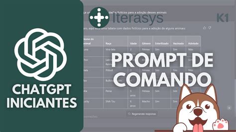 ChatGPT para Iniciantes O que é Prompt de Comando YouTube