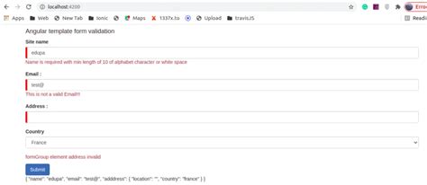 How To Implement Angular Template Driven Form In Angular