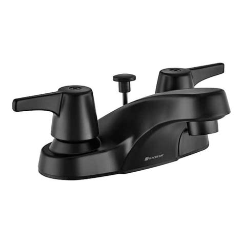 Glacier Bay Aragon 4 In Centerset Double Handle Bathroom Faucet With