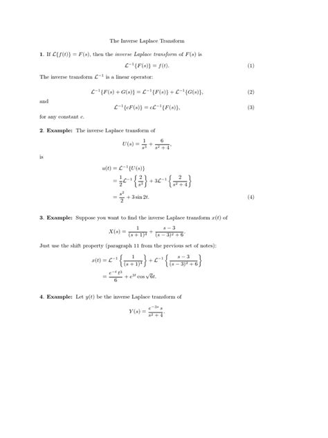 module 4a inverse laplace transform pdf download free pdf convolution trigonometric functions