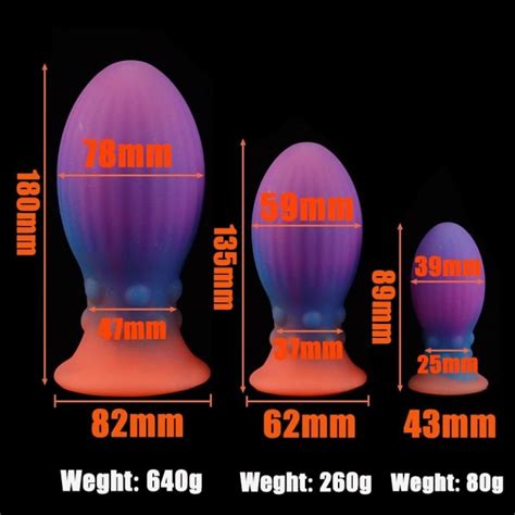 Glowing Dragon Egg Anal Plug UDATZ
