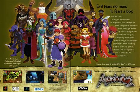 Alundra A New Legend Begins Images Launchbox Games Database