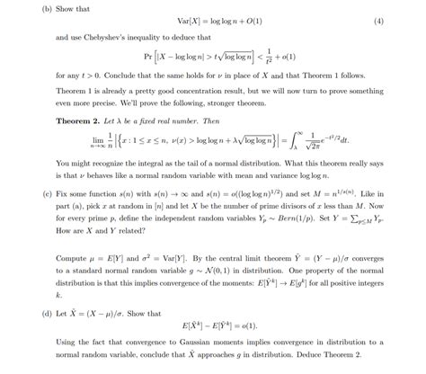 2 number of prime divisors of a random number for a