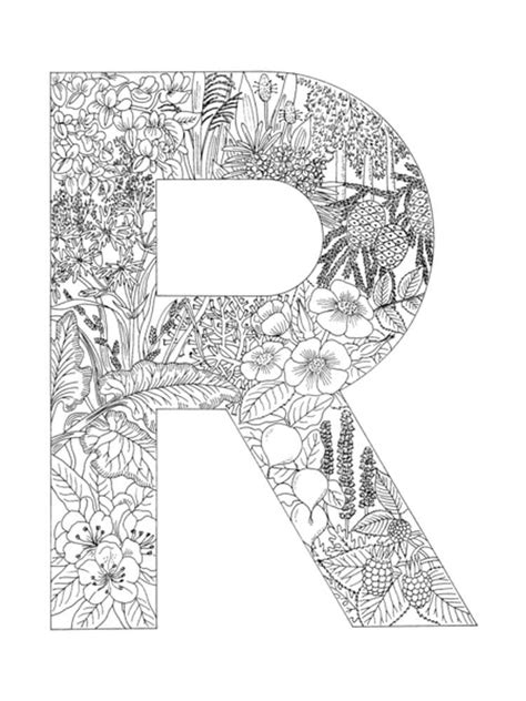 Dibujos De Letra R Para Colorear Dibujos Online