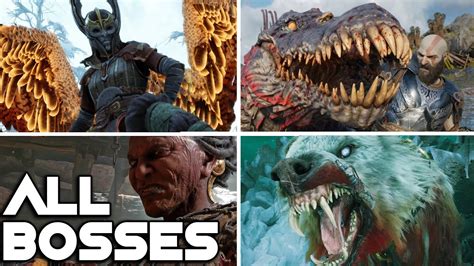 God Of War Ragnarok All Bosses And Secret Ending Youtube