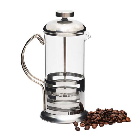 Cafeteira Francesa Prensa Cremeira Café de Inox e Vidro 350 Ml Utimix