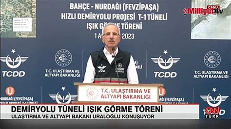 Bakan Uraloğlu Önemli bir proje diyerek duyurdu Seyahat süresi 60