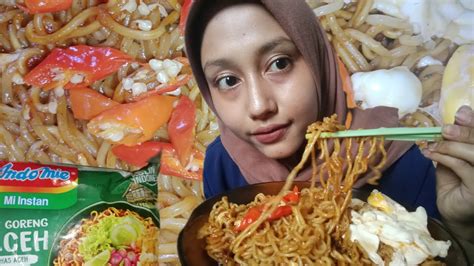 MUKBANG INDOMIE ACEH NYEMEKENAK BANGET Mukbang Mie Asmr Viral