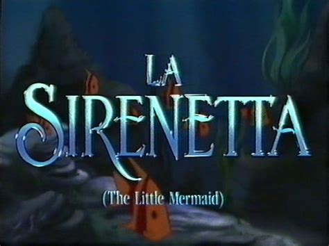 LA SIRENETTA VHS EDIZIONE OTTOBRE 1998 DISNEY TAPES MORE VHS