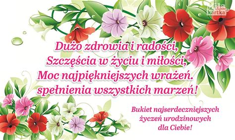 Kartki Urodzinowe najlepsze życzenia Pobierż wirtualne pocztówki