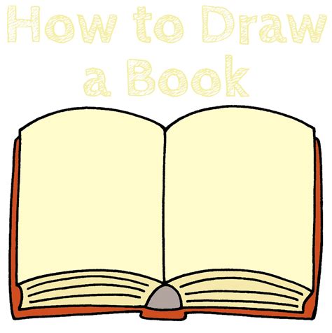 How To Draw A Book How To Draw Easy