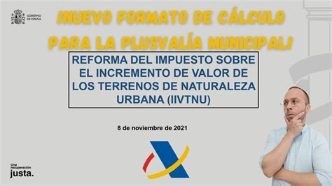 NUEVO CÁLCULO PARA LA PLUSVALÍA MUNICIPAL YouTube