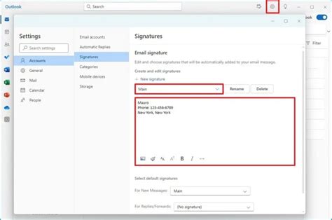 Cómo configurar la firma de correo electrónico en la nueva aplicación