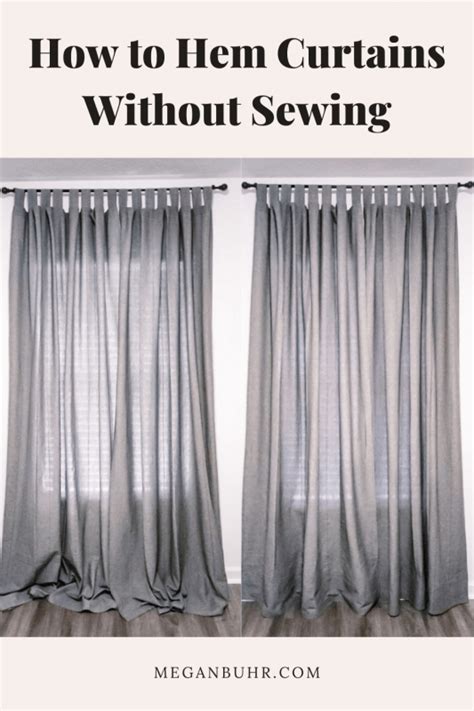 How To Shorten Net Curtains Without Sewing Cintronbeveragegroup