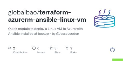 Github Globalbao Terraform Azurerm Ansible Linux Vm Quick Module To