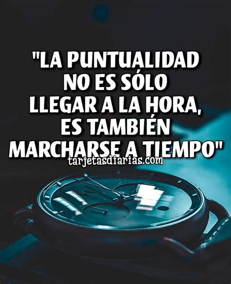 Puntualidad Frases