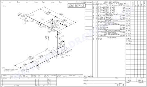 Pipe Spool Shop Drawing Pipe Spool Shop Drawing Detailing Drafting
