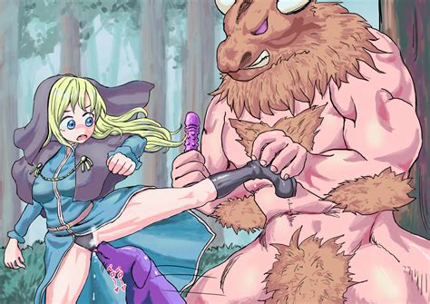 Rule 34 Ambiguous Gender Blonde Hair Blue Eyes Bodily Fluids Body Hair Bovid Bovine Brown Fur
