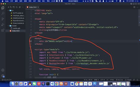 Three Js Loaded GLB Format And GLTF Format 3D Model Programmer Sought