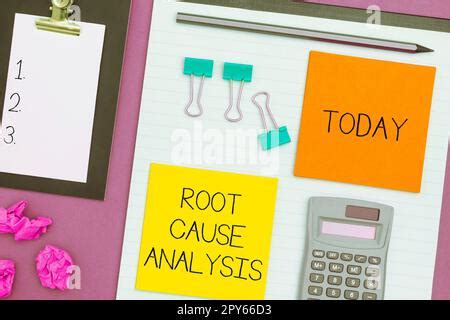 Text Showing Inspiration Root Cause Analysis Concept Meaning Method Of