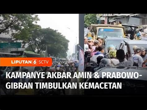Ada Kampanye Akbar Anies Cak Imin Prabowo Gibran Senayan Dan Tanjung
