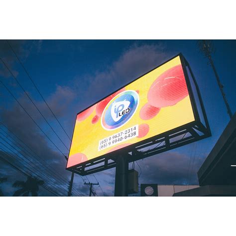Tel O Outdoor Led P Outdoor Metros Para Publicidade Digital Led