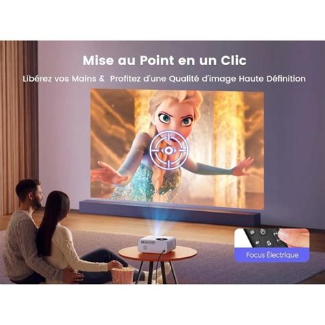 Vidéoprojecteur 4K Focus Électrique Android Tv 20000 Lumens Projecteur
