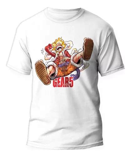 Camiseta One Piece Luffy Gear Anime Unissex Parcelamento Sem Juros