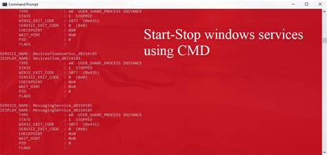 How To Start Stop Windows Services Using CMD Technoresult