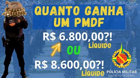 Quanto Ganha Um Soldado Da PMDF YouTube