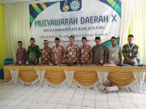 Selamat Dan Sukses Musyda Muhammadiyah Dan Aisyiyah Kabupaten Serang