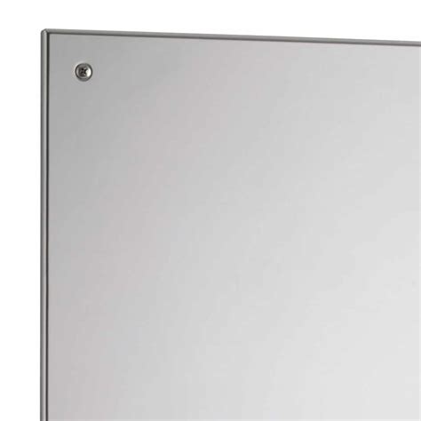 Bobrick Frameless Stainless Steel Mirror B Partition Plus