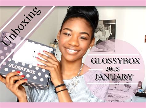 Unboxing My Glossybox January Slightlythrifted Youtube