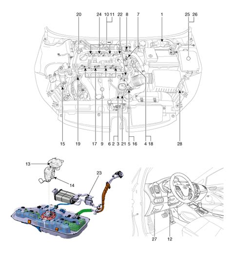 Kia Forte Components Location Engine Control System Engine Control