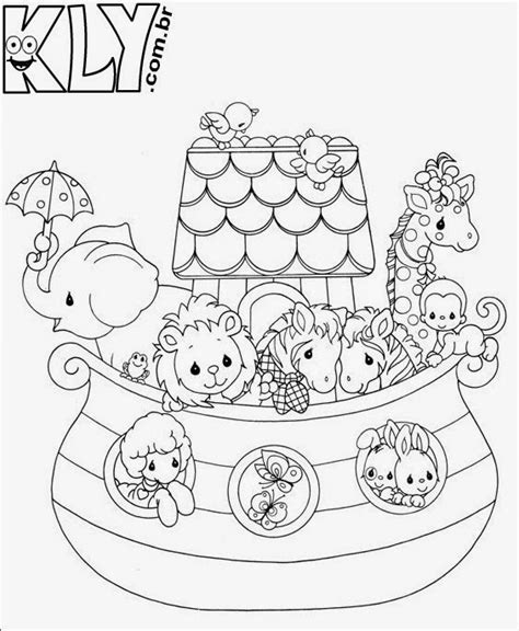 Baú da Web 10 Desenhos da Arca de Noé para colorir