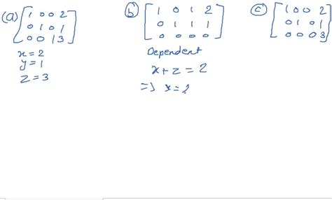 convert the system to an augmented matrix transform … solvedlib