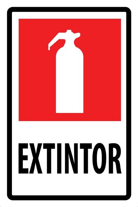 Letrero De Extintor