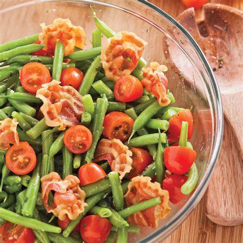 Salade De Haricots Verts Et Pancetta Je Cuisine