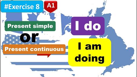 Exercise 8 Lesson 8 Level A1 The Difference Between Present Simple