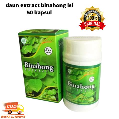 Jual Kapsul Ekstrak Daun Binahong Ash Shihhah Original Kapsul