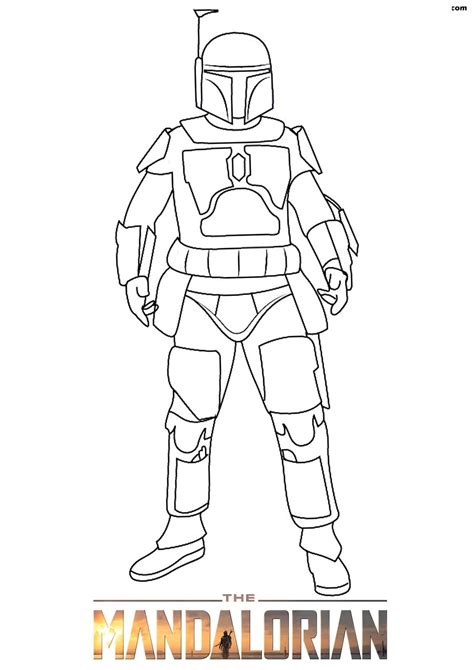 Dibujos Para Colorear The Mandalorian Para Imprimir Y Colorear