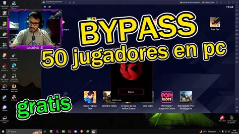 BYPASS PARA EMPAREJAR CON 50 JUGADORES EN FREE FIRE PC YouTube