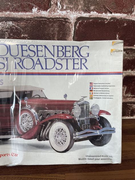 04 Sealed Monogram Model Kit The Classic Duesenberg SJ Roadster EBay