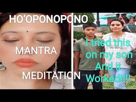 Ho Oponopono Meditation Se Kisi Ke Bhi Sath Apna Relation Theek Kare
