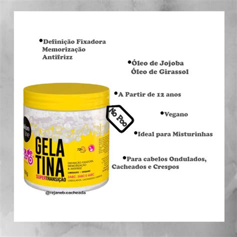 Gelatina Super Transição Capilar Todecacho Profix Salon Line