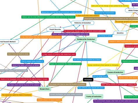 Evolution Mind Map