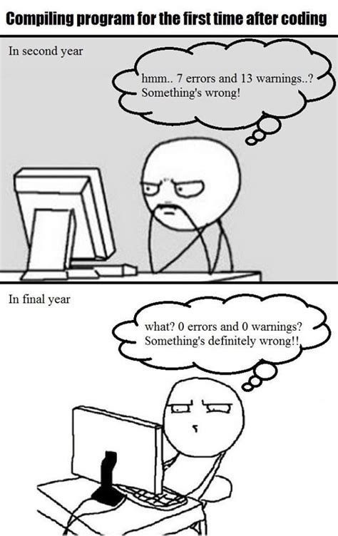 compiling code toogeek programming humor coding geek stuff
