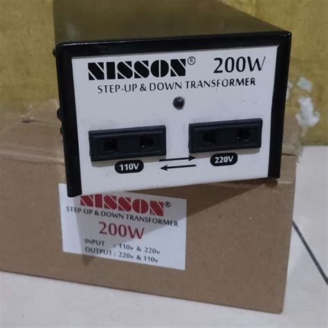 Promo Trafo Step Up Step Down 220 110 NISSON Diskon 23 Di Seller