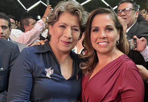 ACUDE MARA LEZAMA A TOMA DE PROTESTA DE DELFINA GÓMEZ COMO GOBERNADORA