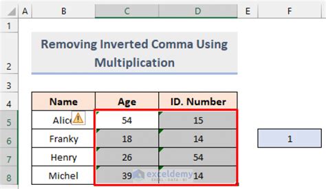 How To Remove Inverted Comma In Excel 7 Easy Methods